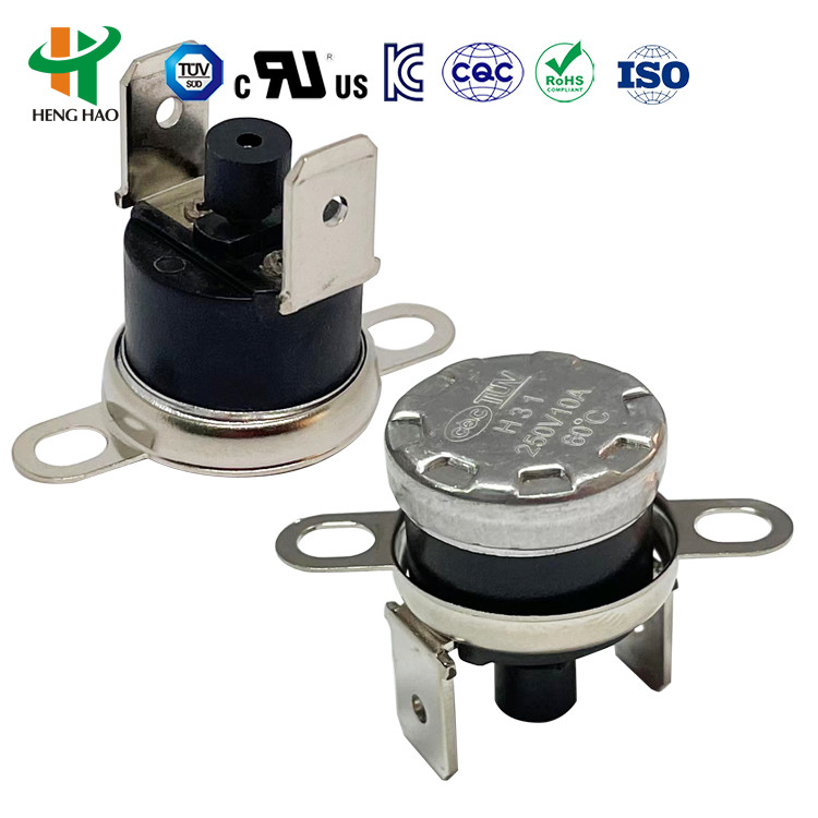 KSD301 서모스탯, 100K 사이클, 250V 16A, 0-250℃